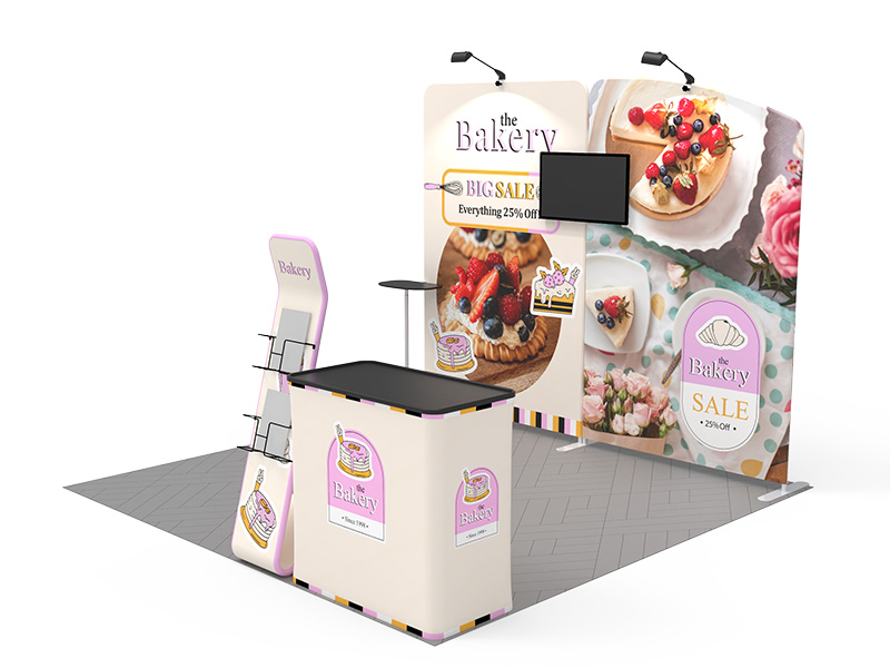 10 x 10ft Portable Exhibition Stand Display Booth A1 - Eastern-Signs