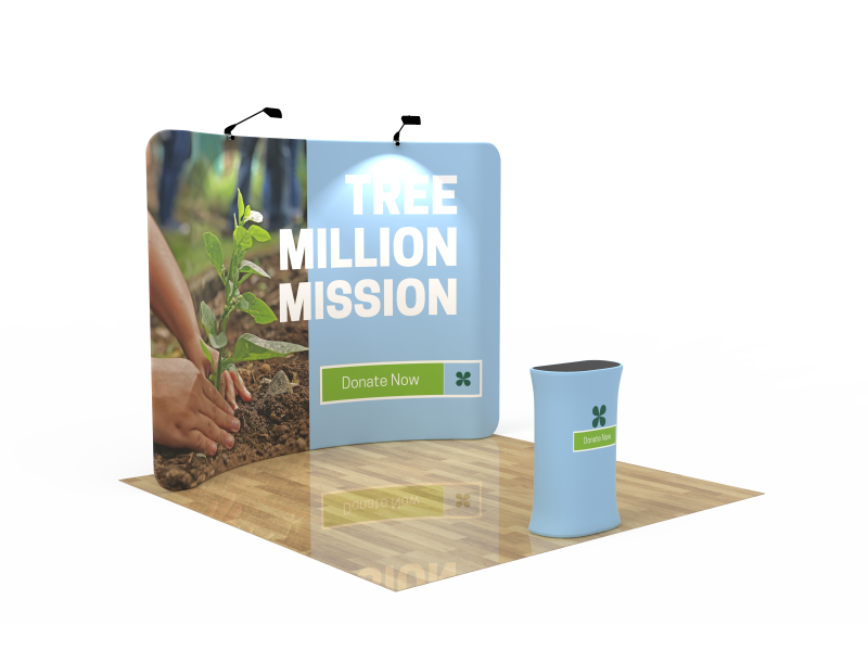 10x10ft Exhibit Booth Display Series 01 - Eastern-Signs