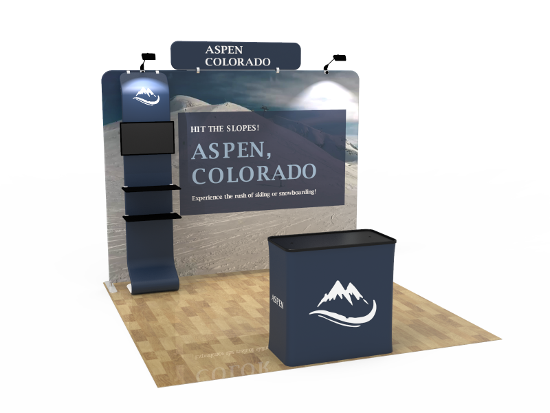 10x10ft Exhibit Booth Display Series 17 - Eastern-Signs