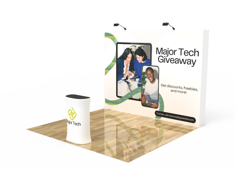 10x10ft Exhibit Booth Display Series 13 - Eastern-Signs