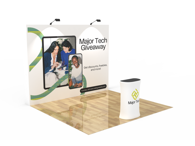 10x10ft Exhibit Booth Display Series 13 - Eastern-Signs